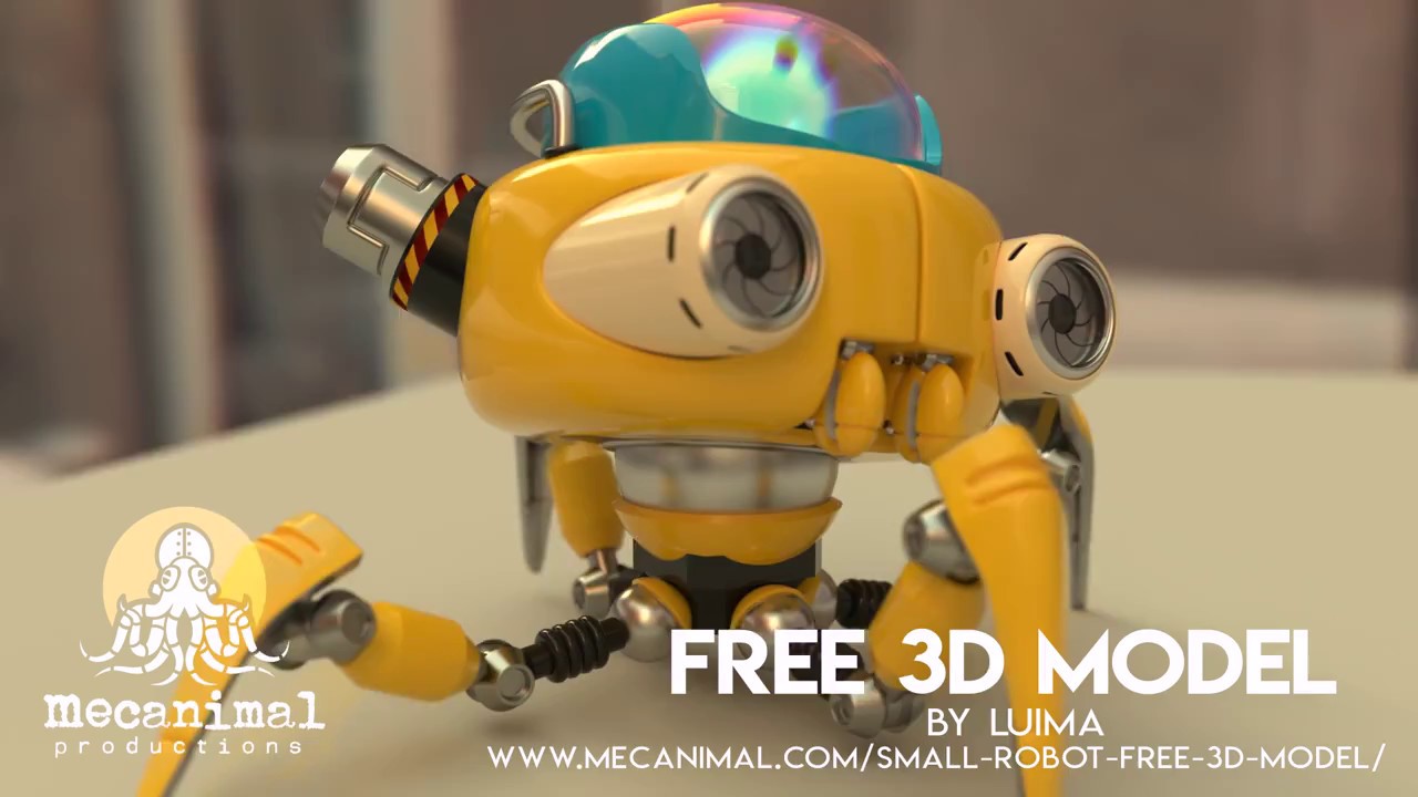 Free model Small Robot