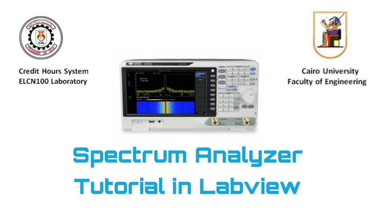 LabVIEW Spectrum Analyzer Tutorial (ELCN100 Final Project CUFE)