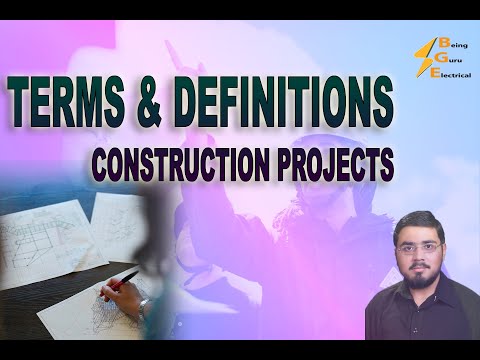 TERMS & DEFINITION IN CONSTRUCTION PROJECT | CONTRACT DOCUMENTS | BEINGGURUELECTRICAL