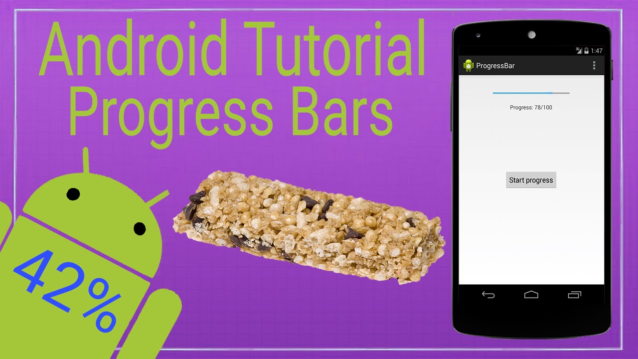 Android Tutorial 3 - How to Use Progress Bars