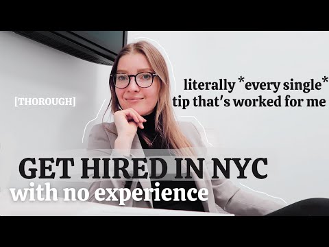 How to get a job in NYC | *thorough* tips to apply & interview
