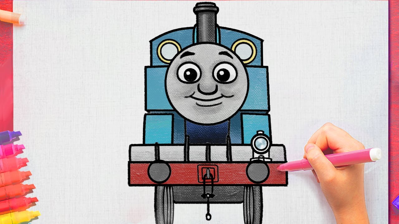 Comment dessiner thomas le train