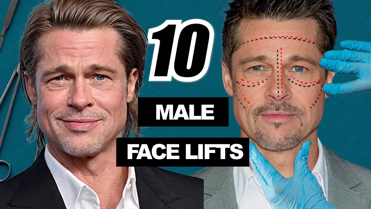 Male Celebrities You Didn't Know Had FACELIFTS | Brad Pitt, Bradley Cooper & More