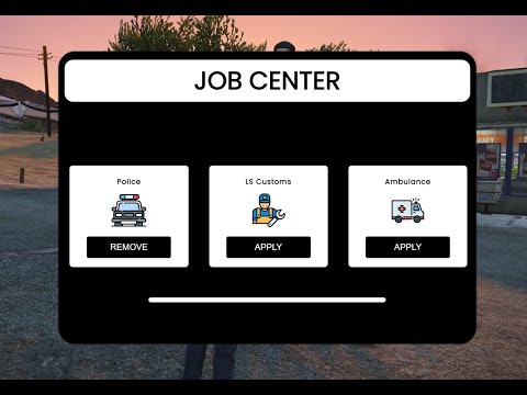 QBCore JobCenter - The Job Center System