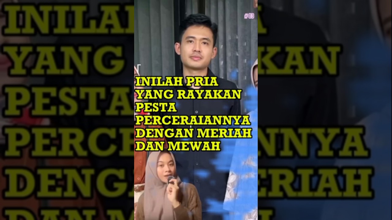 THIS IS THE MAN WHO CELEBRATED HIS DIVORCE IN LUXURY