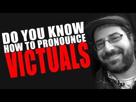 How to Pronounce Victuals Vittles? Vick-tu-als?