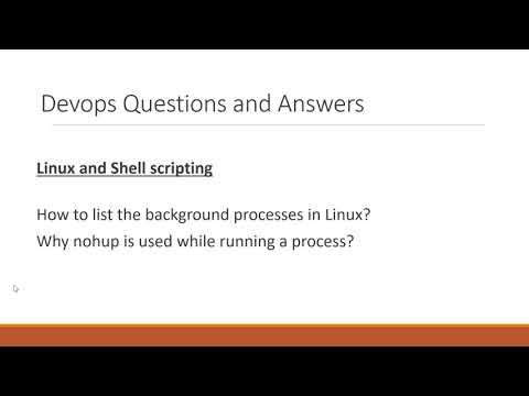 How to list the background processes in Linux and why nohup is used in Linux?