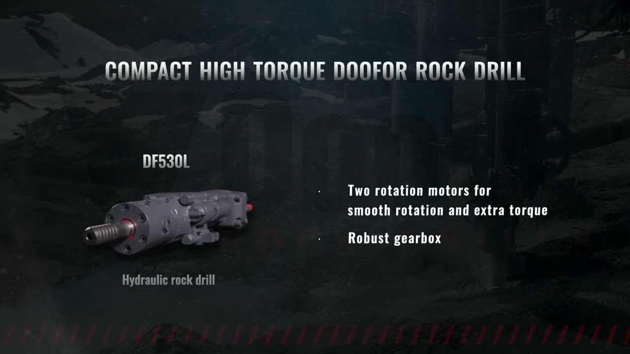 Doofor DF530L hydraulic rock drill