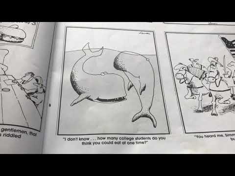 Zac Reads The Far Side and Grabs Some Books from the Sprouts van