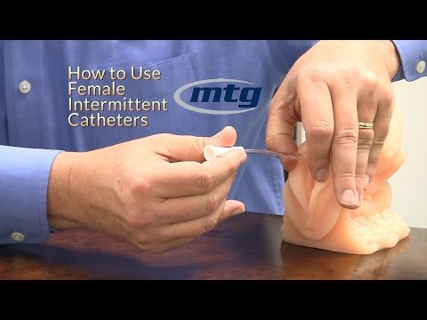 How To Use A Female Intermittent Urinary Catheter