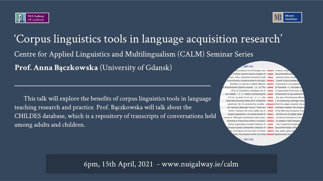 Corpus linguistics tools in language acquisition research
