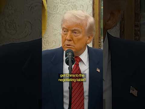 Trump Says He Won't Lower China Tariffs to Jump-Start Talks