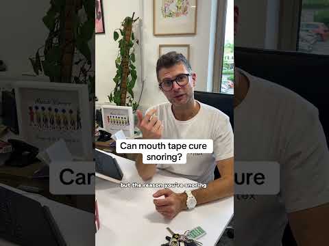 Can mouth tape cure snoring?