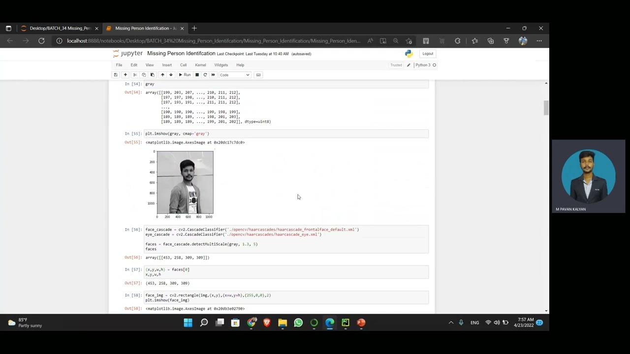 BATCH_34 Missing Person Identification & Information Extraction System Using Machine Learning RE-1