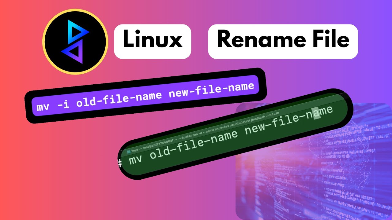 How to Rename a File in Linux | mv Command Explained for Beginners | ProgramGuru.org