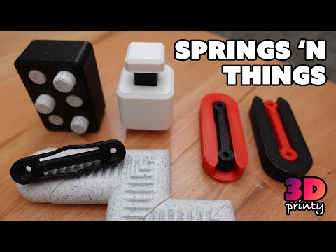 Thingiverse - Spring Latch by 3d-printy