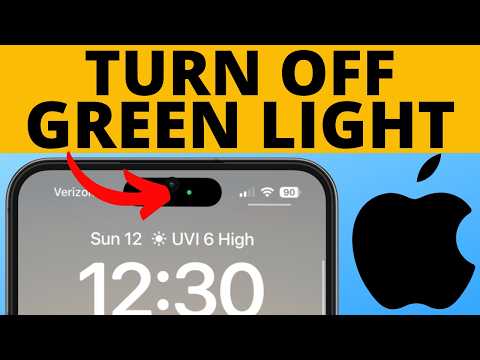 How to Turn Off Green Light on iPhone