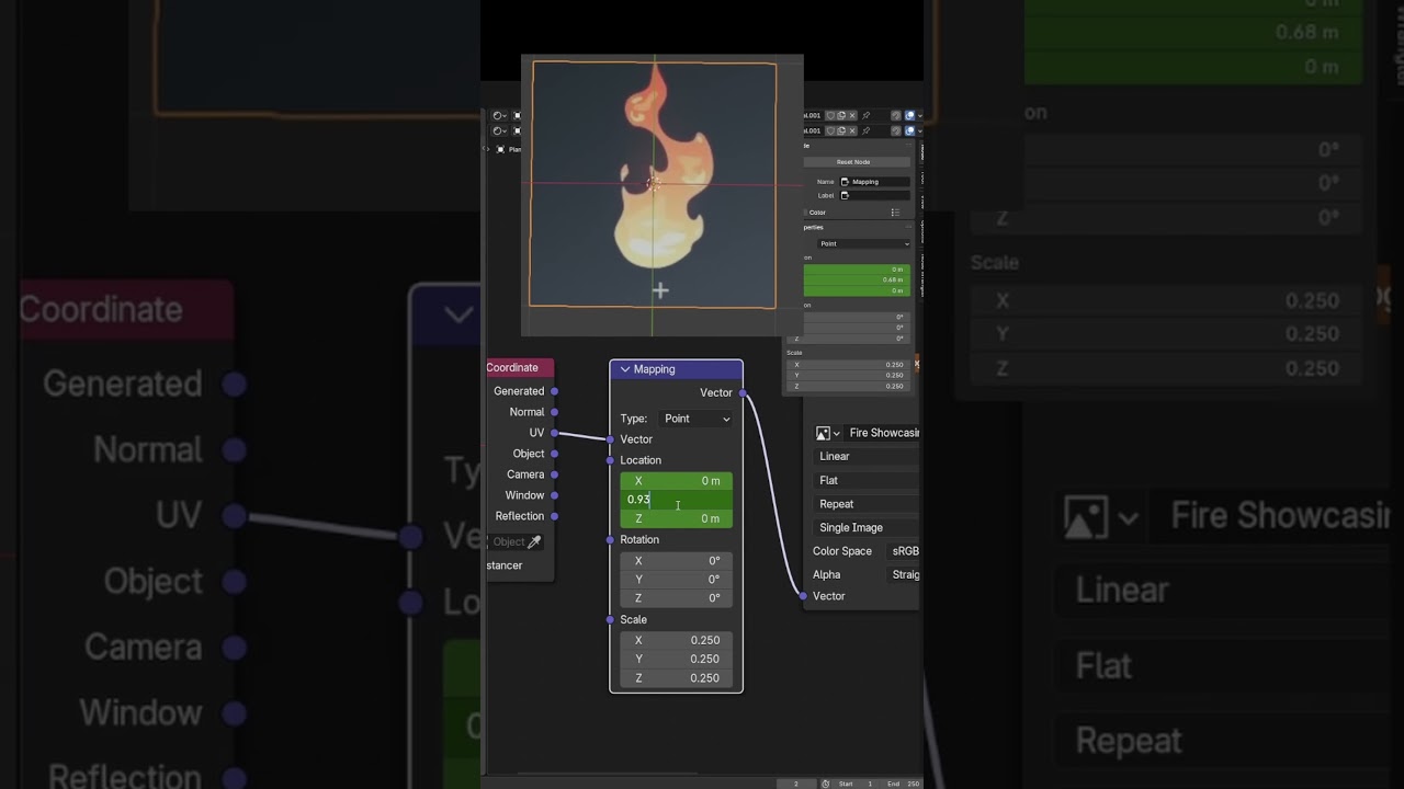 EASY Blender Sprite Sheet Animation VFX Tutorial. Stylized Fire.