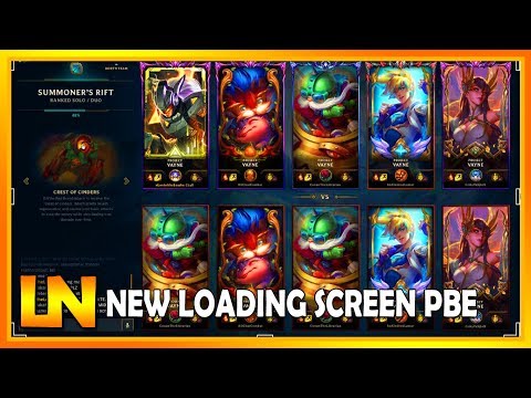 Loading Screen Update coming to PBE - League of Legends 2020