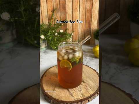 Lemon Ice Tea 💕 #summerdrink