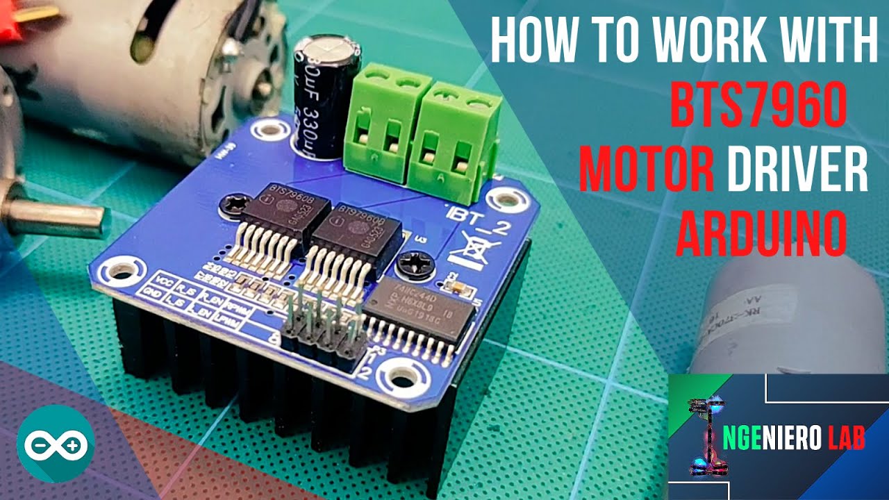 How to work with BTS7960 motor driver and Arduino