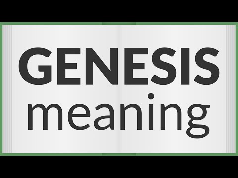 Genesis | meaning of Genesis
