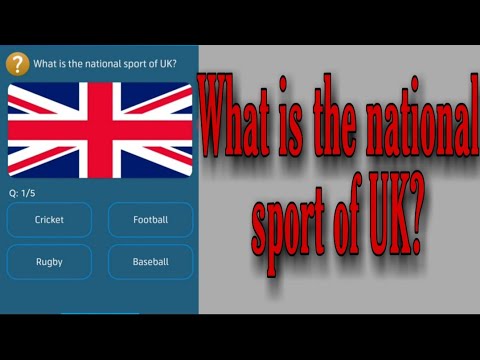 what is the national sport of UK