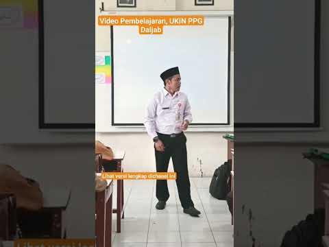 video pembelajaran Uji Kinerja (UKIN) PPG Daljab sekolah Dasar#short #ppg