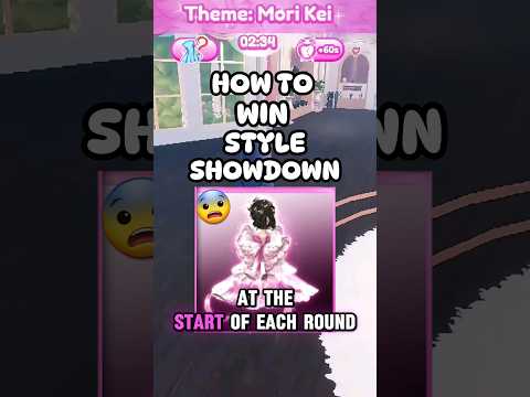 HOW TO WIN EVERY ROUND OF STYLE SHOWDOWN IN DTI #roblox #dti #dresstoimpress #shorts