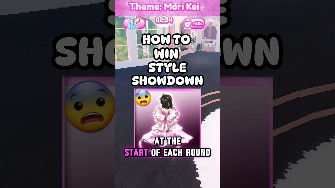 HOW TO WIN EVERY ROUND OF STYLE SHOWDOWN IN DTI #roblox #dti #dresstoimpress #shorts