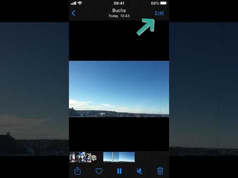 How to rotate video on iPhone without app?