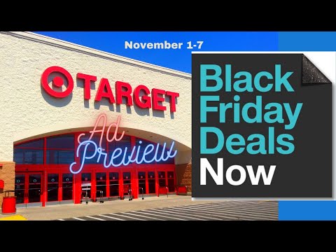 Target Black Friday Ad Preview for 11/1-11/7 | Up to 50% Off on Electronics & MORE