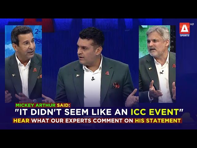 "Aap logo ne kya plan kiya tha?" - Wasim Akram blasts Mickey Arthur for ...