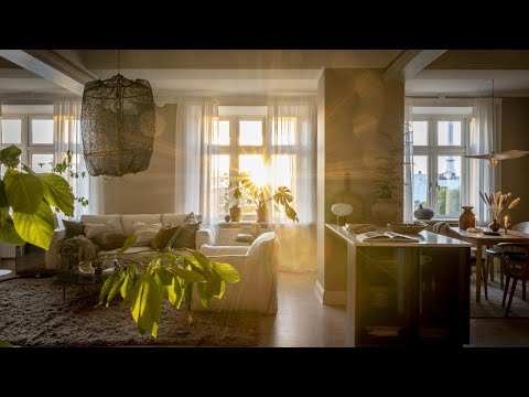 Scandi apartment with natural light and neutral color palette