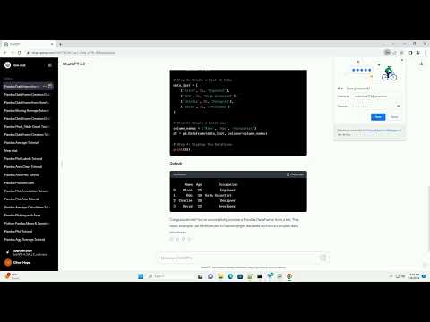 python pandas create a dataframe from list