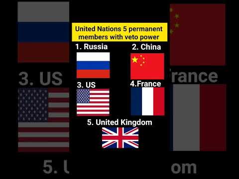 United Nations 5 permanent members with veto power | veto power country #short #shorts #vetopower