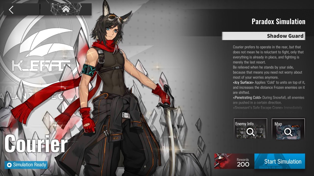 Arknights Paradox Simulation Courier Guide