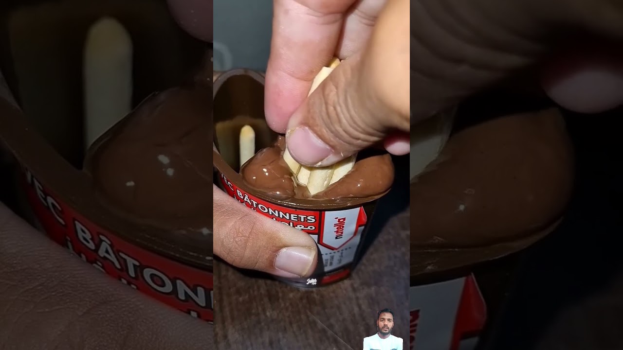 Nutella &GO Chocolate | Satisfying #mrrobin #shorts