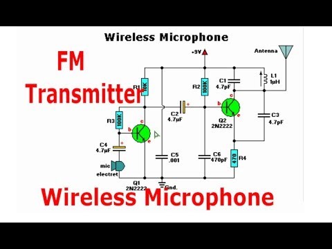 How to make an FM Transmitter Wireless Microphone