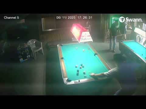 Jim 4 ball 1 rail bank side pocket 6 11 25