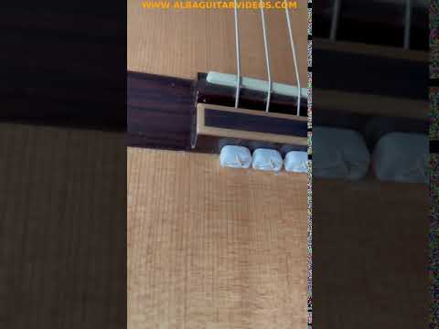 Alba guitar beads Black beads ties blocks for nylon string flamenco guitars www.albabuitarbeads.com