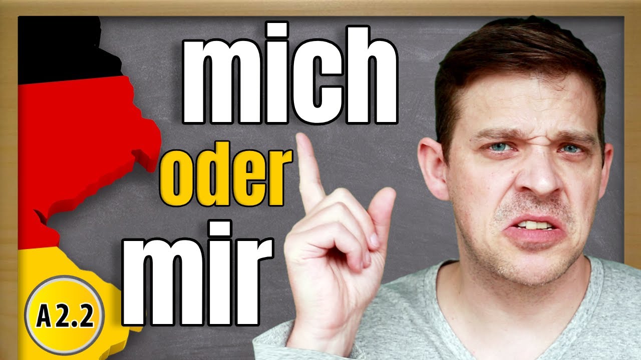 When to use mir / mich with German reflexive verbs