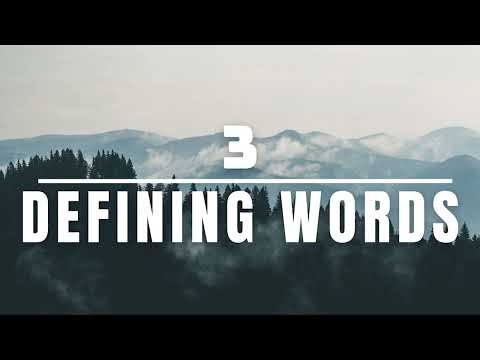 3 Defining Words 08/04 242 Ministries Church Hot Springs Village Arkansas