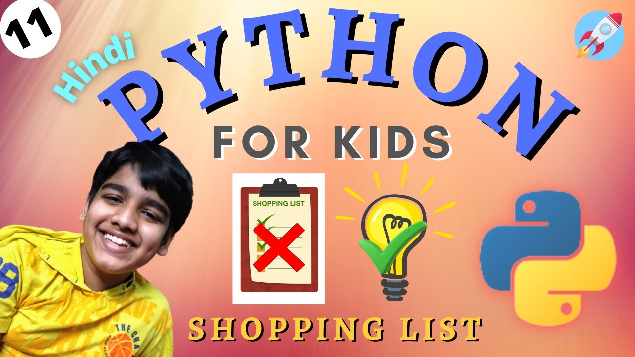 Lists in Python Python Part -11 Python For Kids #codingforkids #Python List For Kids #coding #python