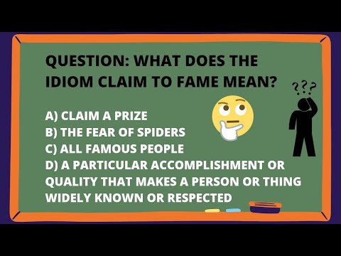 WHAT DOES CLAIM TO FAME MEAN?