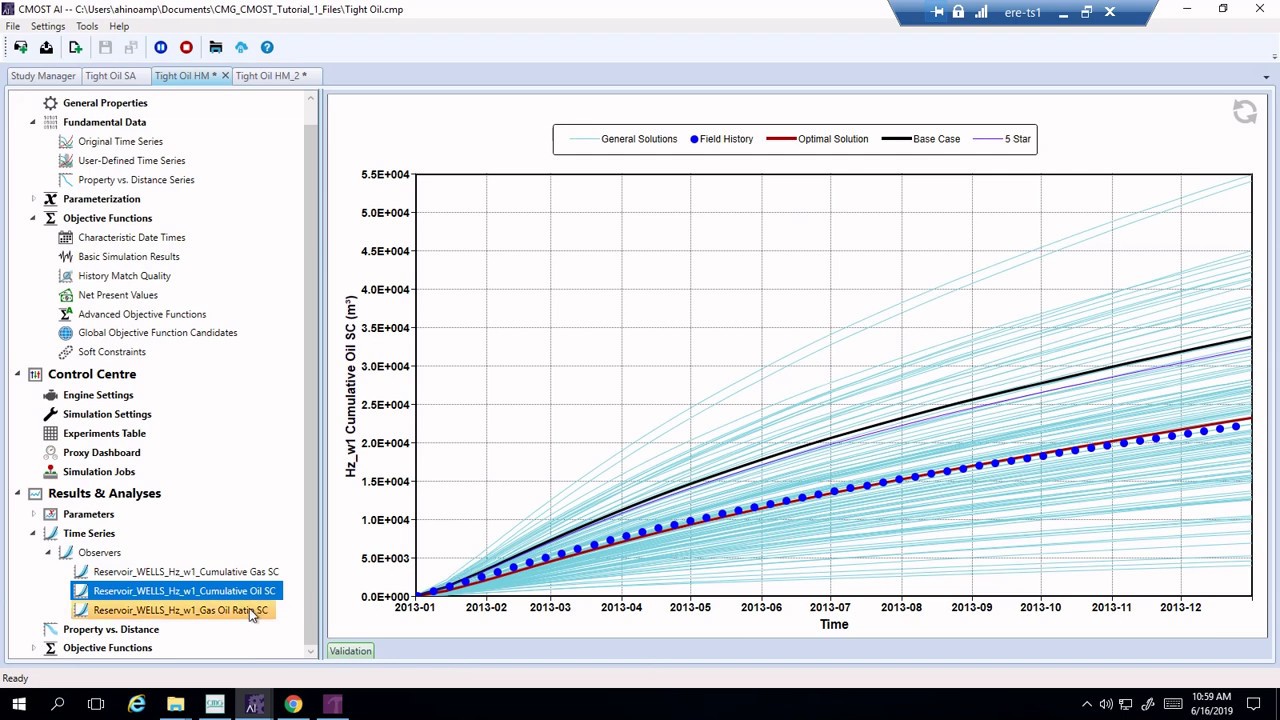 History Matching CMOST CMG Tutorial