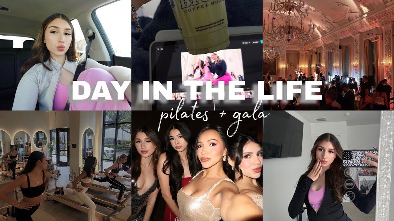 day in the life! pilates + gala 