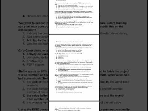Solved Career Essentials in Project Management by Microsoft and LinkedIn Certificate Exam Questions