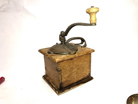Antique Coffee Mill Grinder Restoration