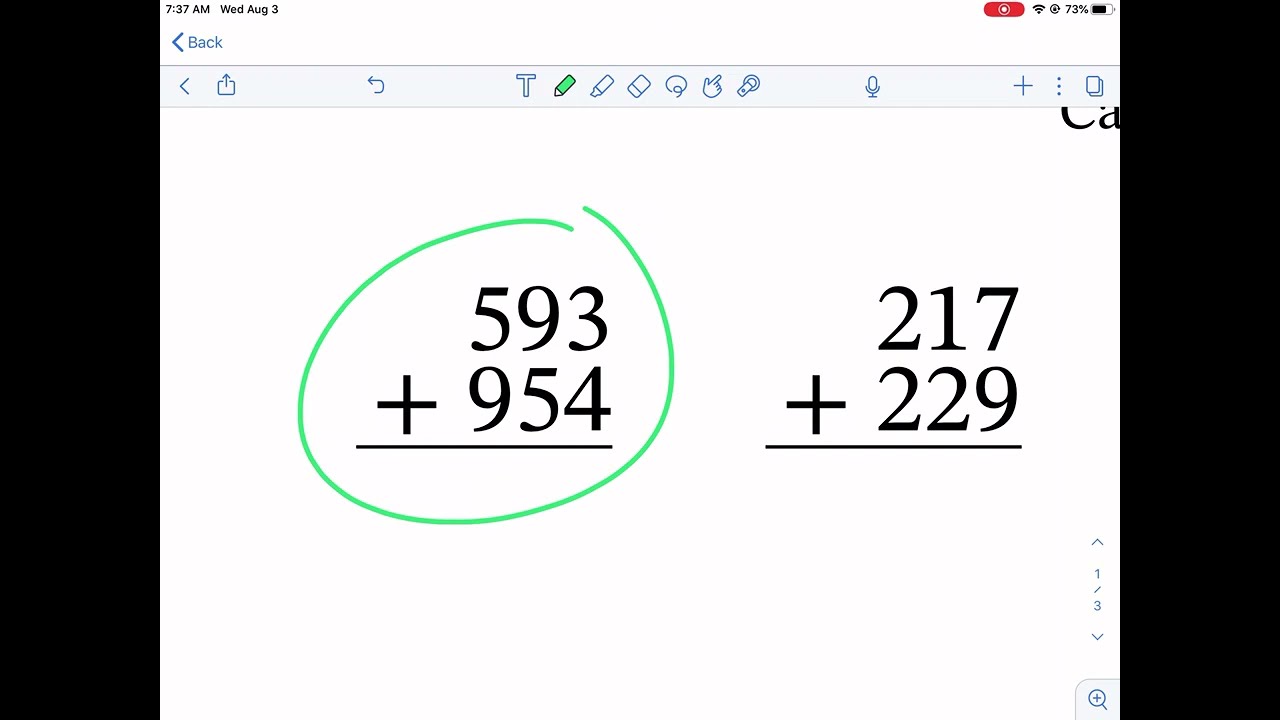 Math-Drills: 3-Digit plus 3-Digit Addition